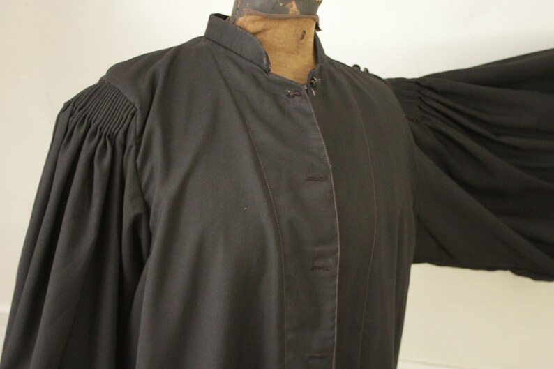 Vintage Judge Robe or Cloak French Black Jacket With Fluted - Etsy