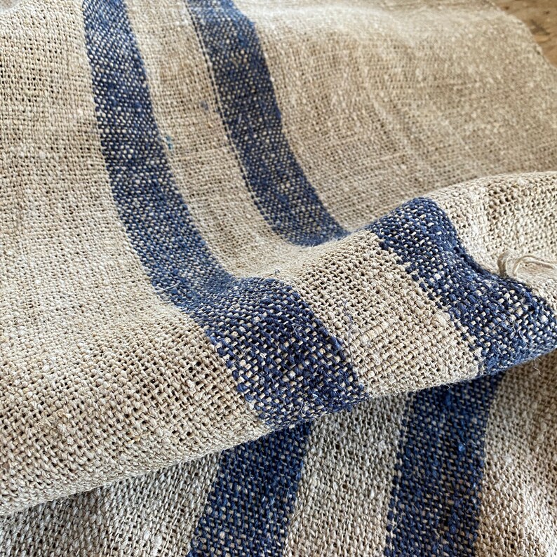 Antique Hemp Table Stair Runner Textile by Yard European Fabric ...