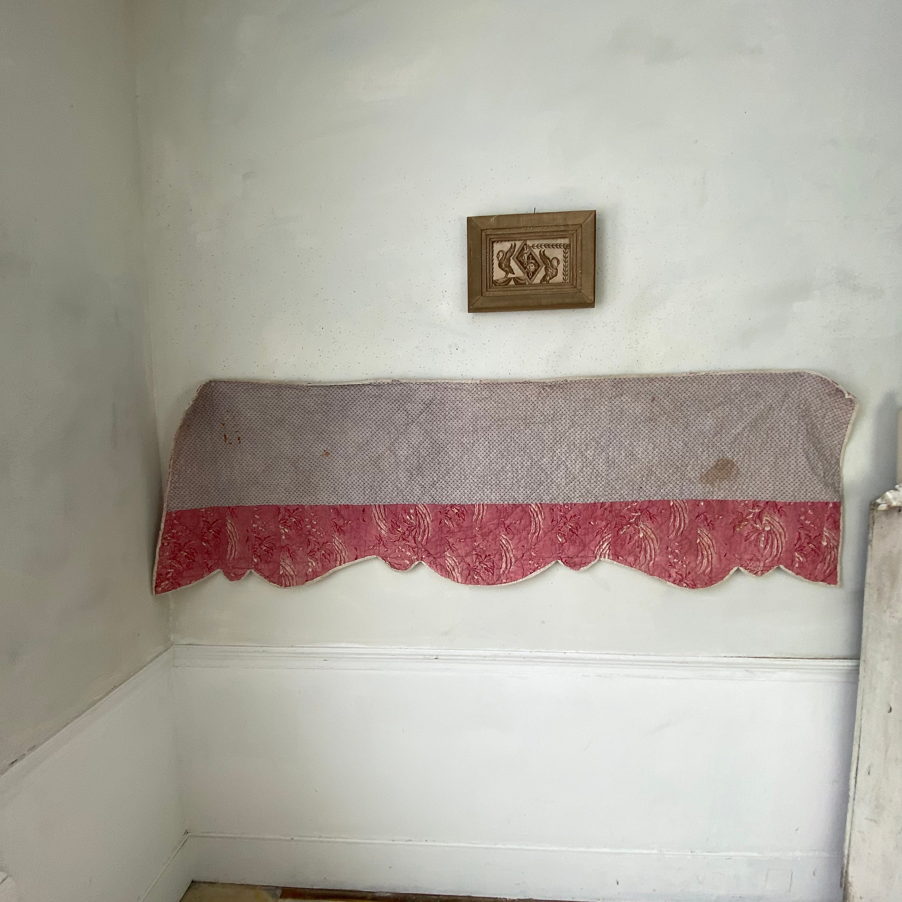 2 Patterns Antique French Toile Alsace Bedding Textile - Etsy