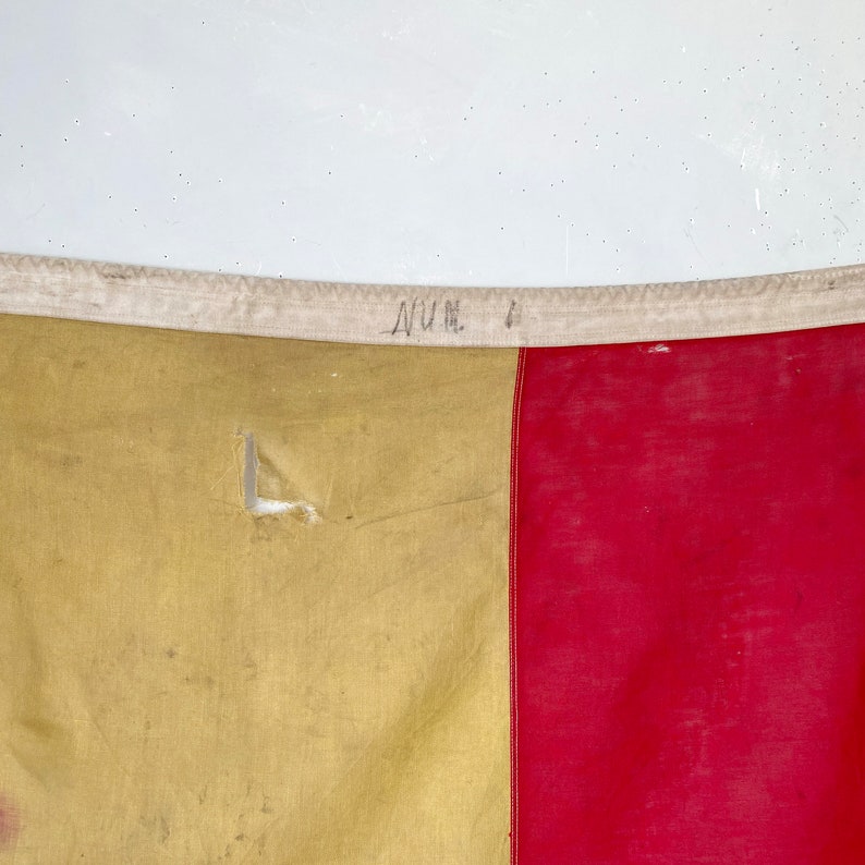 Vintage World War II Naval Flag Authentic WW2 "1" "one" Meaning the ...