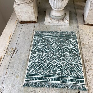 RARE Antique Overshot Linsey Woolsey SAMPLE European Hand Woven ...