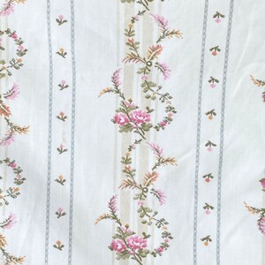Beautiful Bedcover Faded Floral From France Flowers Striped Bedspread ...