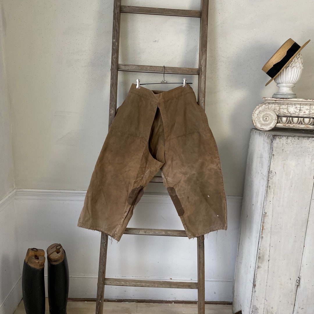 French Vintage Riding Chaps Jodhpurs 1960s Work Wear 1960s Workwear ...