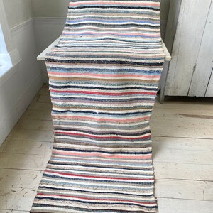 8.9 Yards Vintage Rag Rug Stair Hall Table Runner European Carpet Rug ...