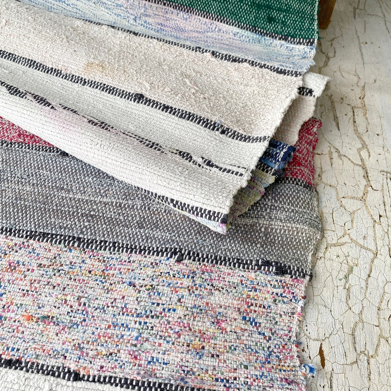 Vintage Rag Rug Vintage Stair Runner European Hand Woven | Etsy