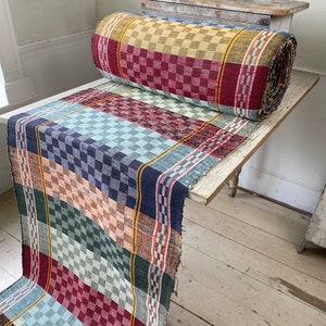 PER 1 YARD Vintage Rag Rug Stair Hall Table Runner European Carpet Rug ...