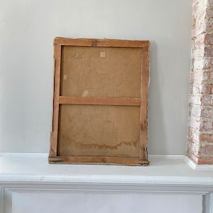 French of France Villiage Antique Oil Painting Art Wall Hanging Paul ...