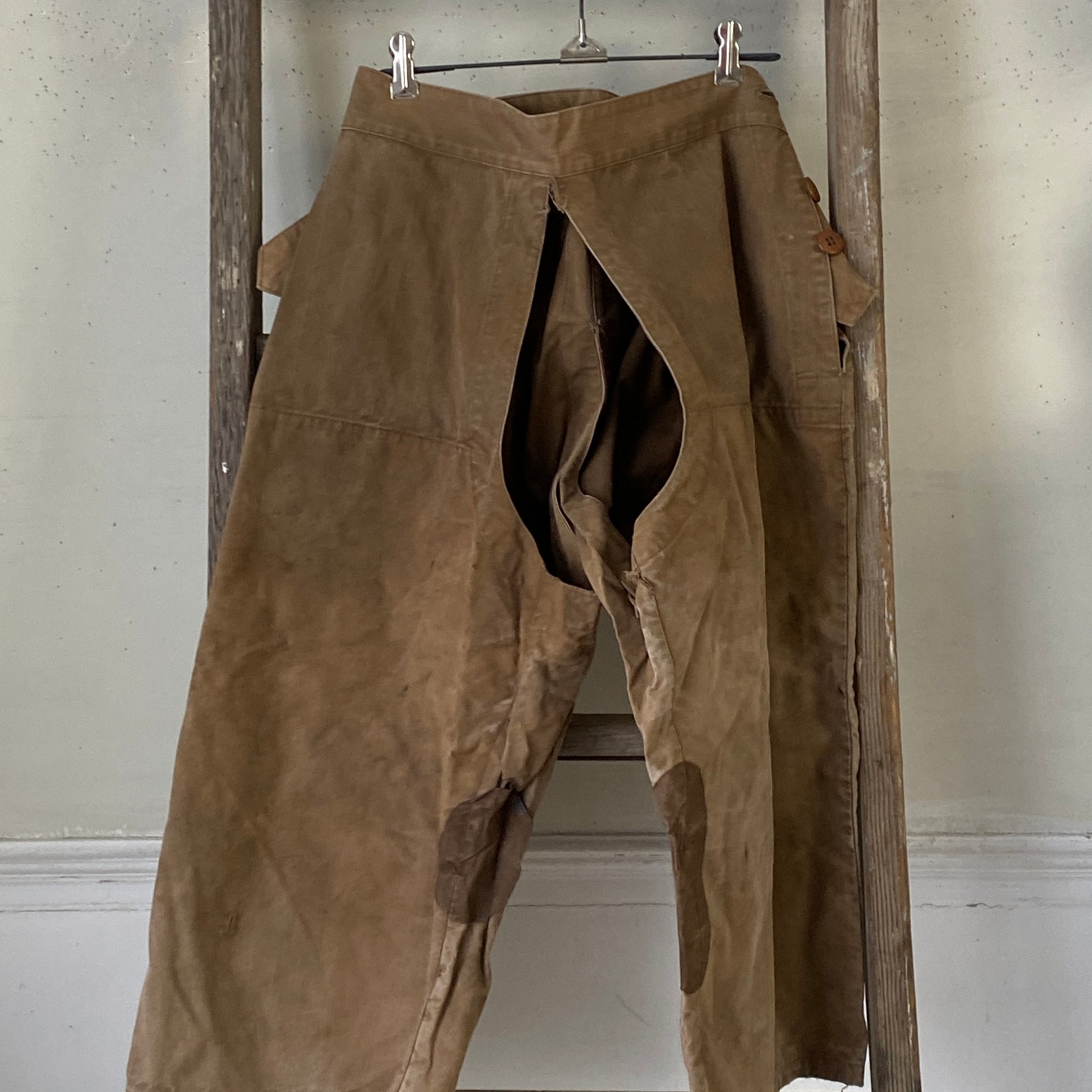 French Vintage Riding Chaps Jodhpurs 1960s Work Wear 1960s Workwear ...