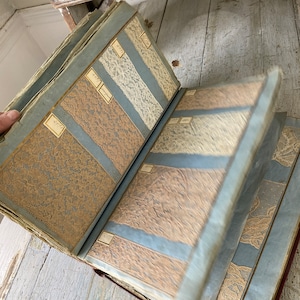 615 French Antique Sample Lace Trim Book C1910-1920 Document File ...