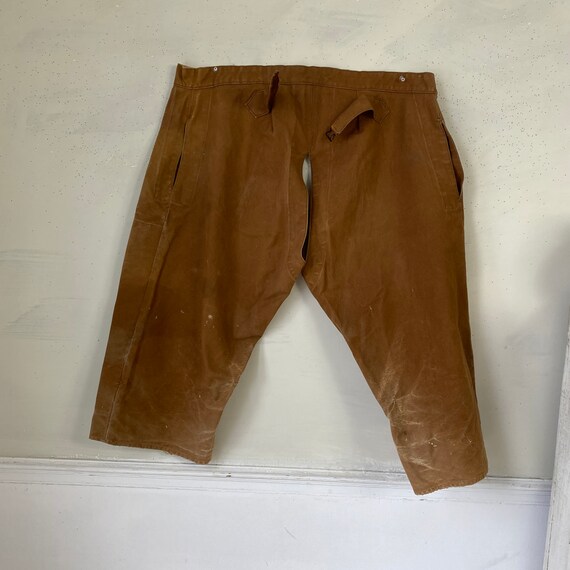 French Vintage Hunting Chaps 1930s Work Wear Historic… - Gem