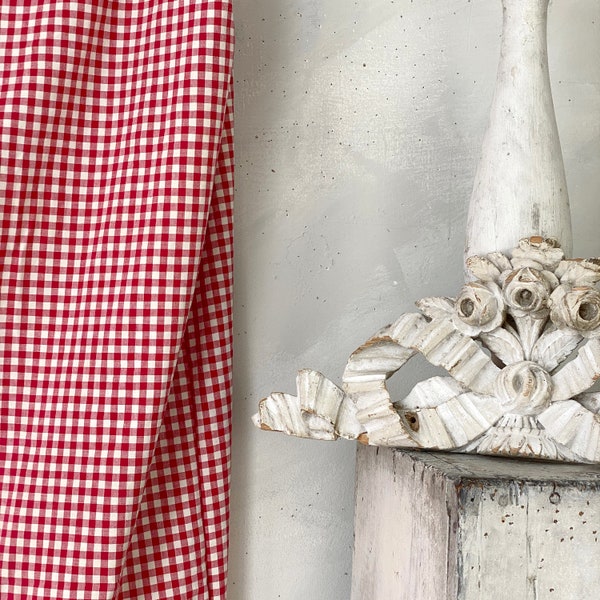 Red Gingham Check - Etsy