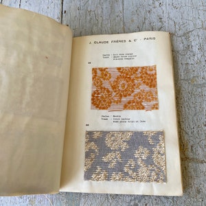 1959 Claude Freres & Cie Pattern Sample Book French Fashion Fabric ...