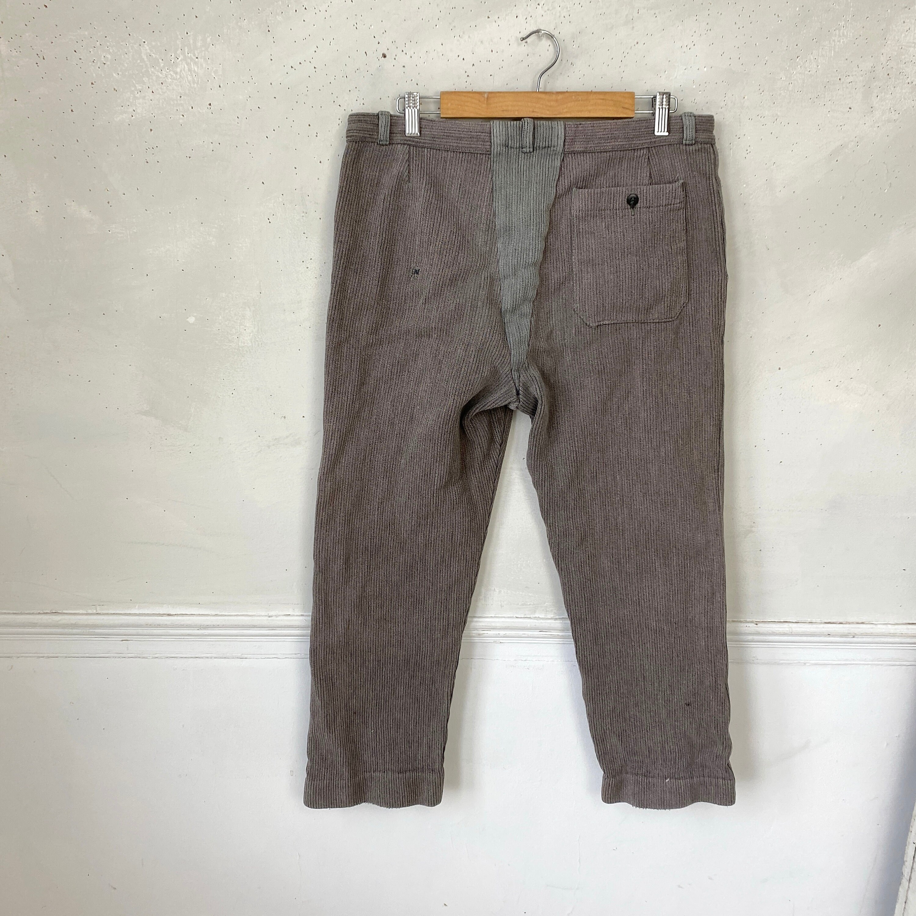 32 Inch Waist Vintage Work Pants French Workwear Trousers 32 Inch Waist Vintage Work Pants French Workwear Trousers