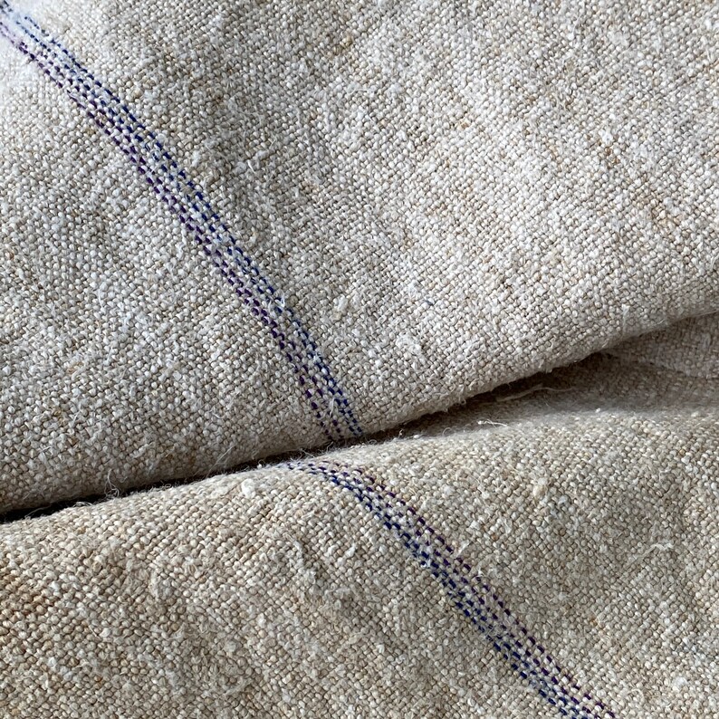 Nubby Fabric Hand Woven Homespun Hemp Grainsack Linen Organic - Etsy