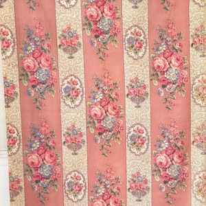 1930 Pink Antique / Vintage Fabric Heavy Weight Upholstery Fabric ...