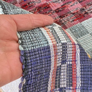 PER 1 YARD Vintage Rag Rug Stair Hall Table Runner European Carpet Rug ...