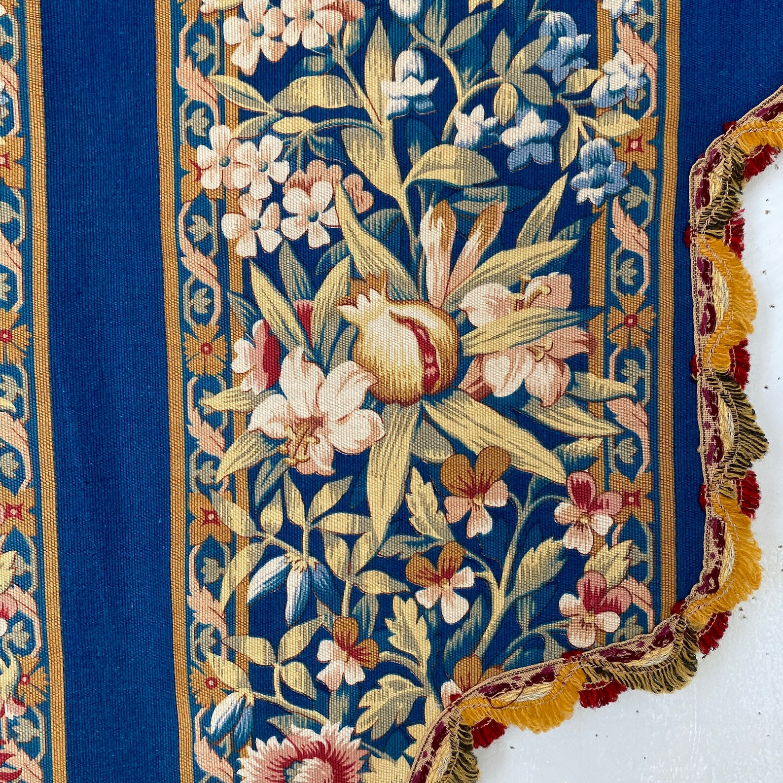 Pelmet Valance Blue Antique French Arts & Crafts / Art Nouveau - Etsy