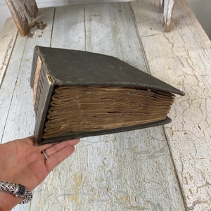 520 Antique French Pattern Sample Book Woven Fabric Document Historical ...