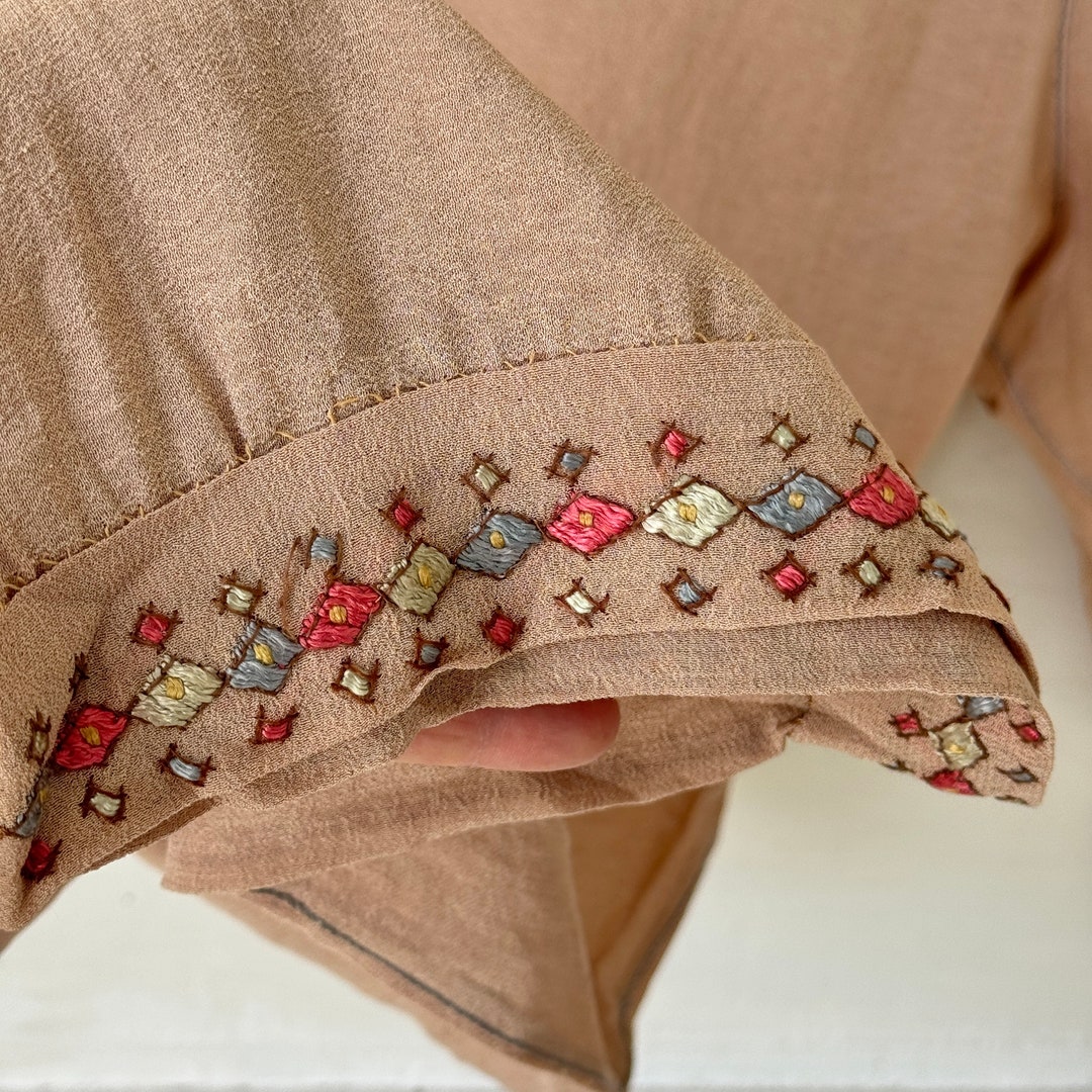 1920 1930's Vintage Greek Embroidered Pants From Greece Trousers Woman ...