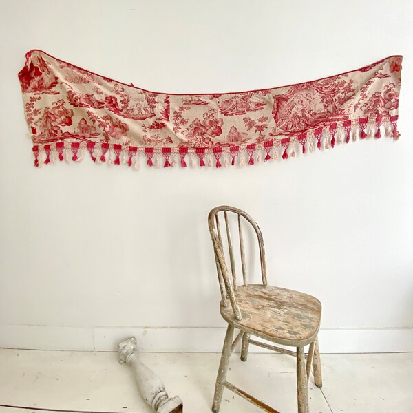 Red French Toile - Etsy