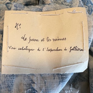 Antique English Toile Old Ford Pastoral peacock and Ruins Historic ...