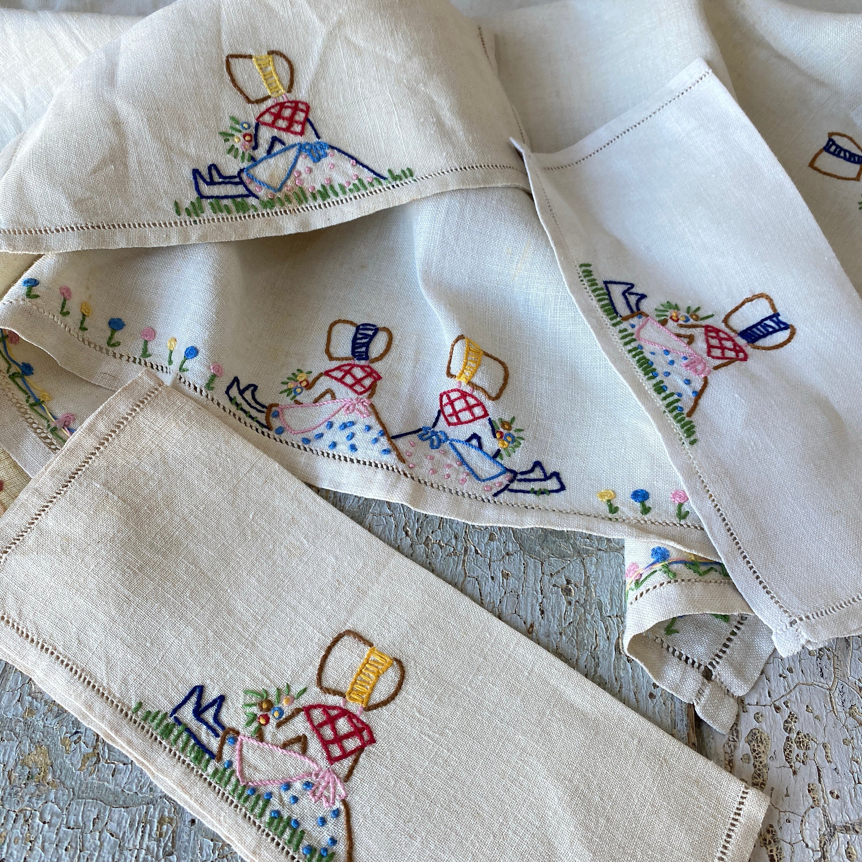 Blue Toile French Vintage Cotton Project Bundle for Sewing Projects ...