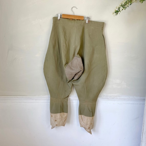 1920s Antique Vintage Riding Pants Jodhpurs Ribbed Wo… - Gem