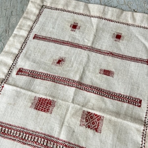 1900 DATED Antique French Linen Sampler Embroidery 19th - Etsy