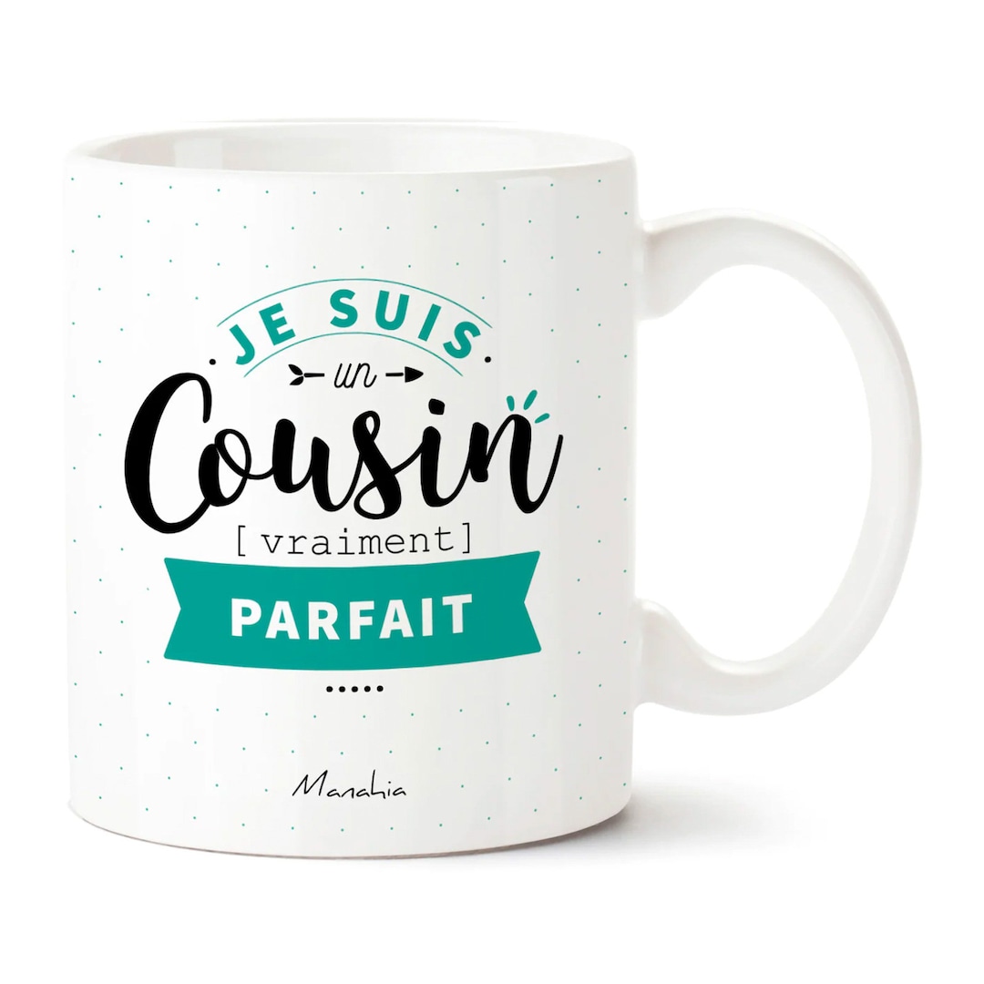 Mug cousin Je suis un cousin vraiment parfait Imprimé en - Etsy España
