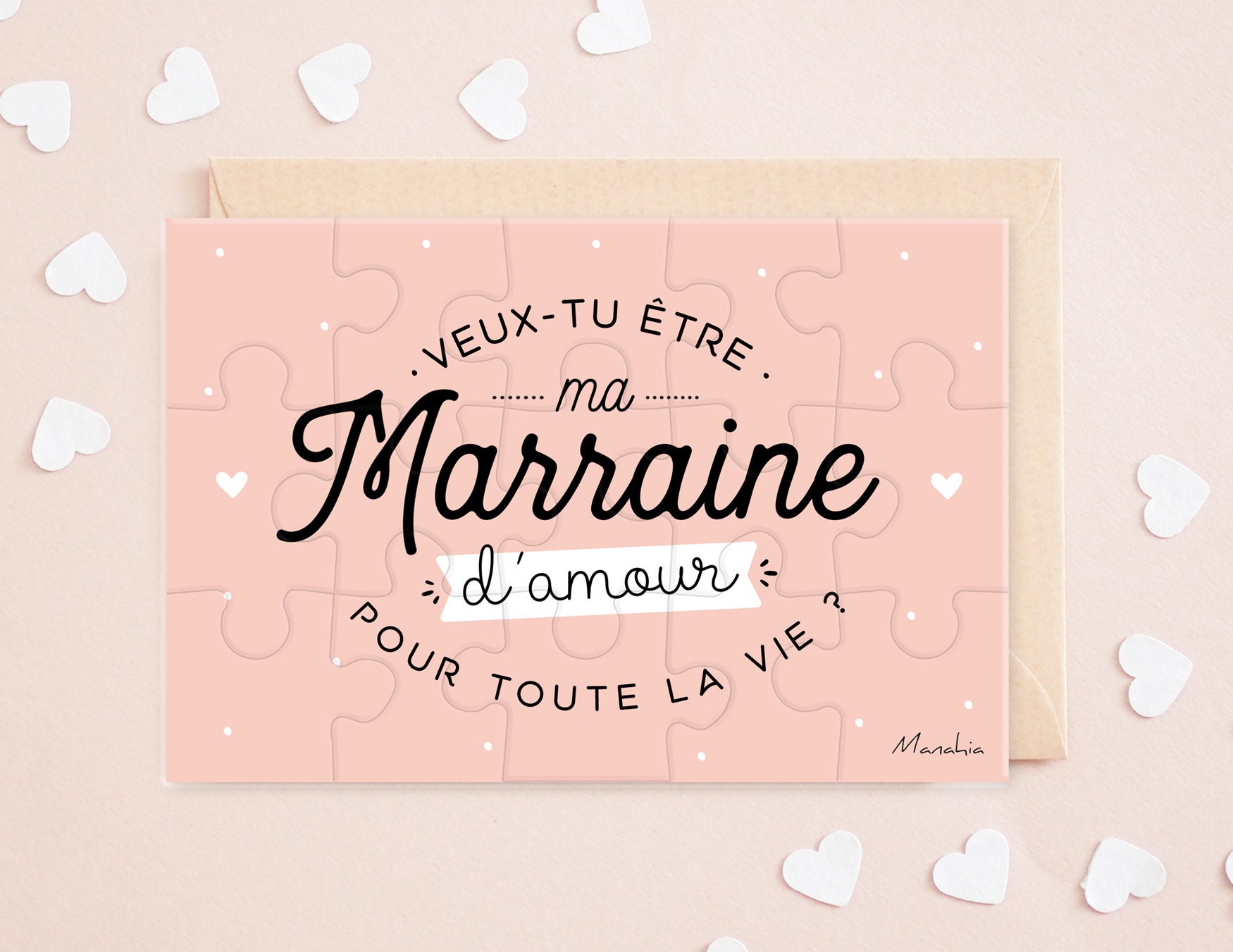 Puzzle marraine Veux-tu être ma marraine damour pour toute la - Etsy France