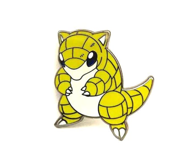 Sandshrew Lapel Pin - Etsy