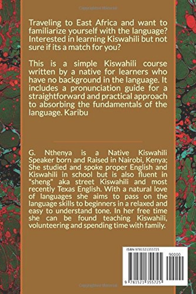 Jambo: Kiswahili Language Introduction - Etsy