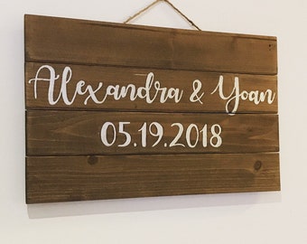 Rustic Kids Table Sign Wood Kid Table Sign Wooden Wedding Sign Rustic ...