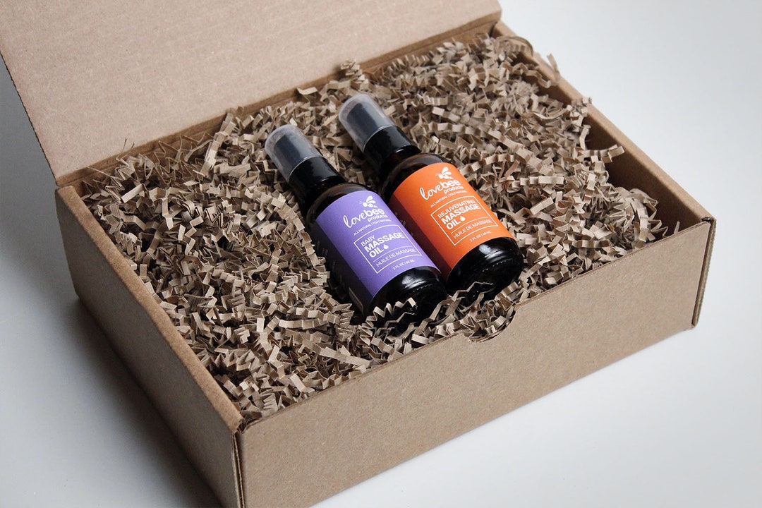 Massage Box Lovebee All Natural Massage Oils Gift Bundle - Etsy