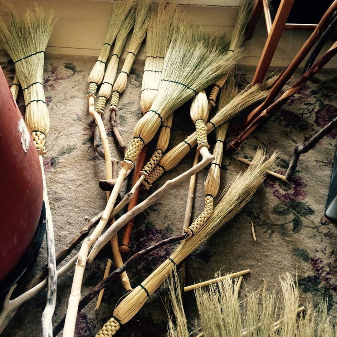 Brooms Brooms Brooms! Every Handle is UNIQUE! - Etsy