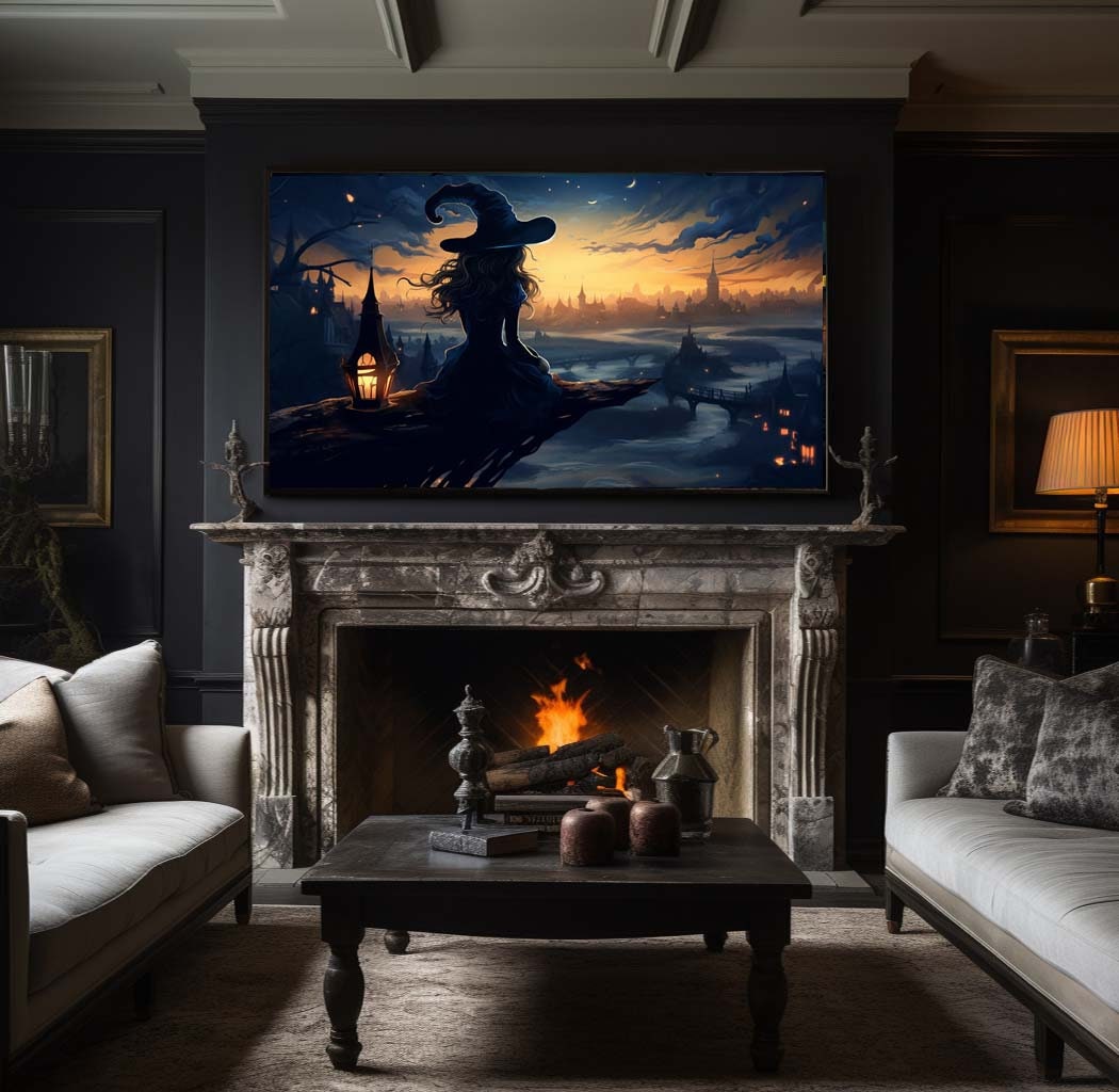 Witch Halloween Samsung Frame Tv Art. Wallpaper for Tv, Frame TV ...