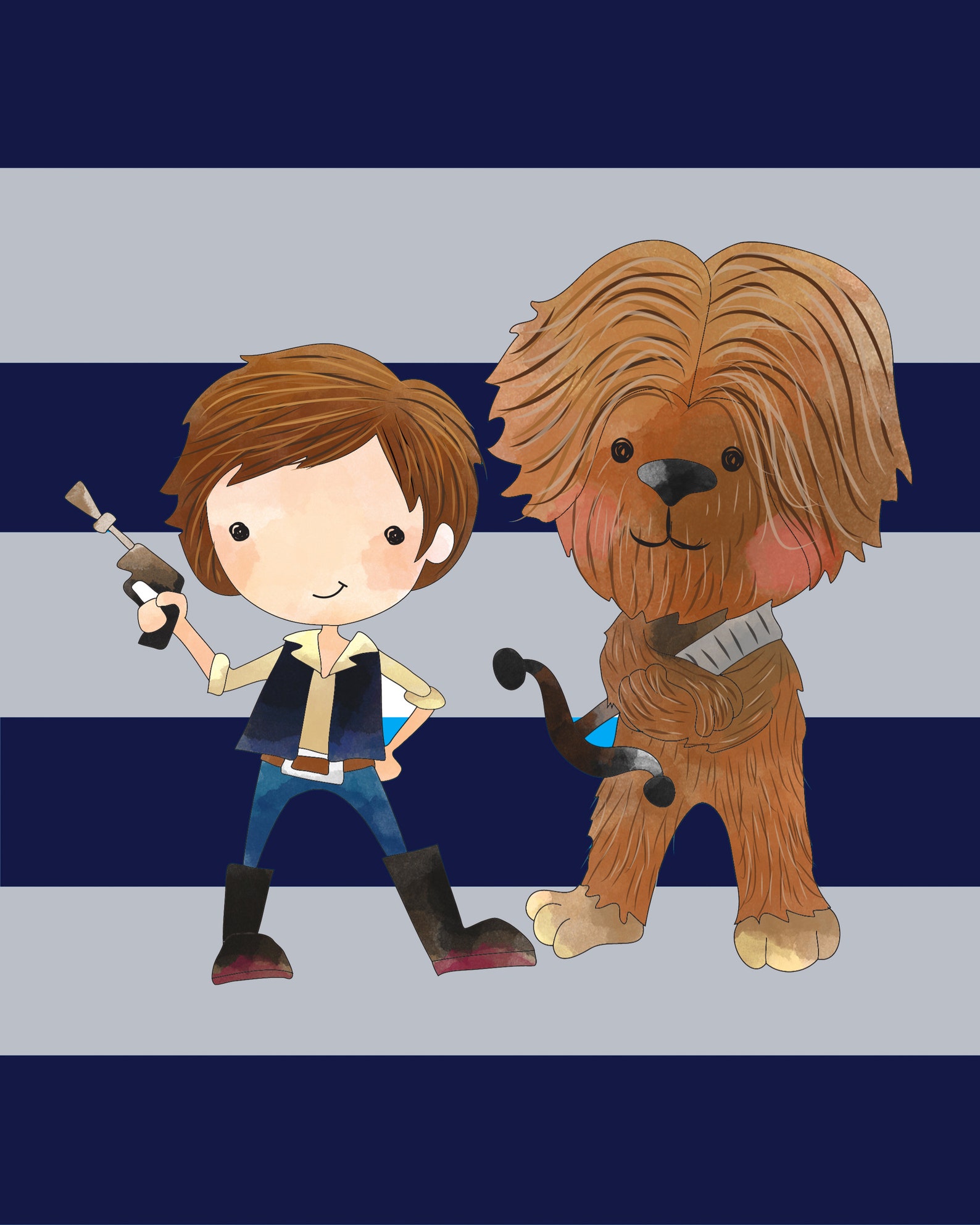 Star Wars Nursery Art Prints: Jedi, the Force, Set of 6 (digital ...