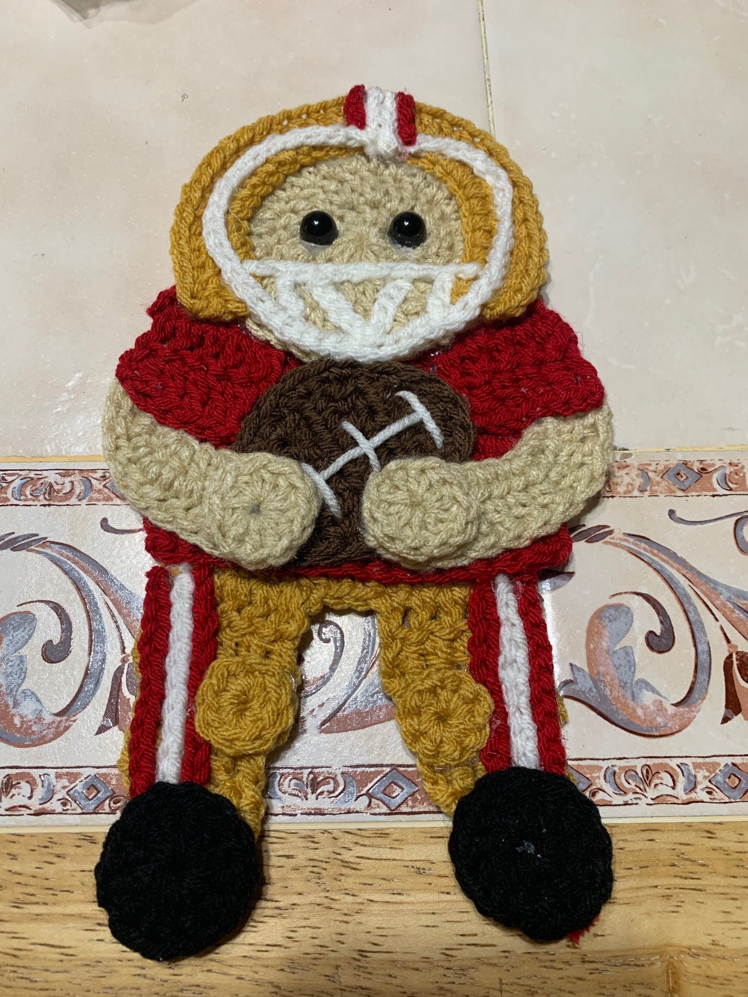 49er Game Blanket, Crochet San Francisco Blanket, Niners Blanket, SF ...