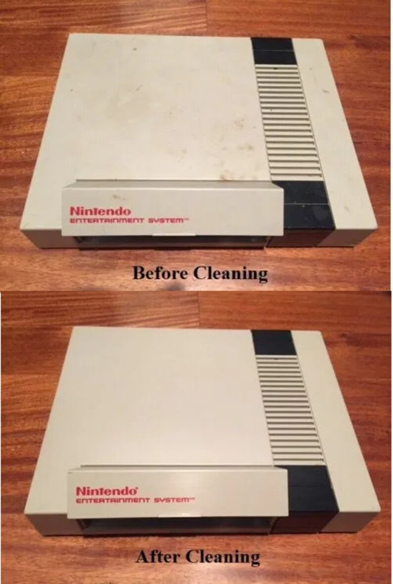 Original Nintendo Nes System Console Super Mario Bros 1 2 3 Polished ...