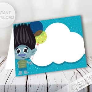 Trolls Party Food Labels – Printable Tent Cards (instant Download) - Etsy