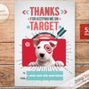 INSTANT DOWNLOAD Thanks for Keeping Us on Target / Printable Target ...