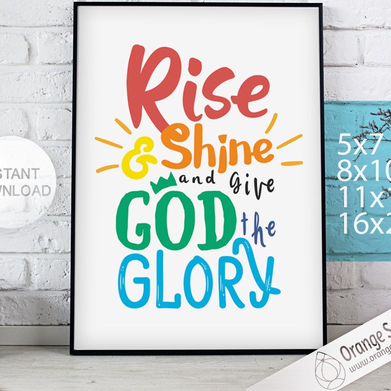 Give God the Glory - Etsy