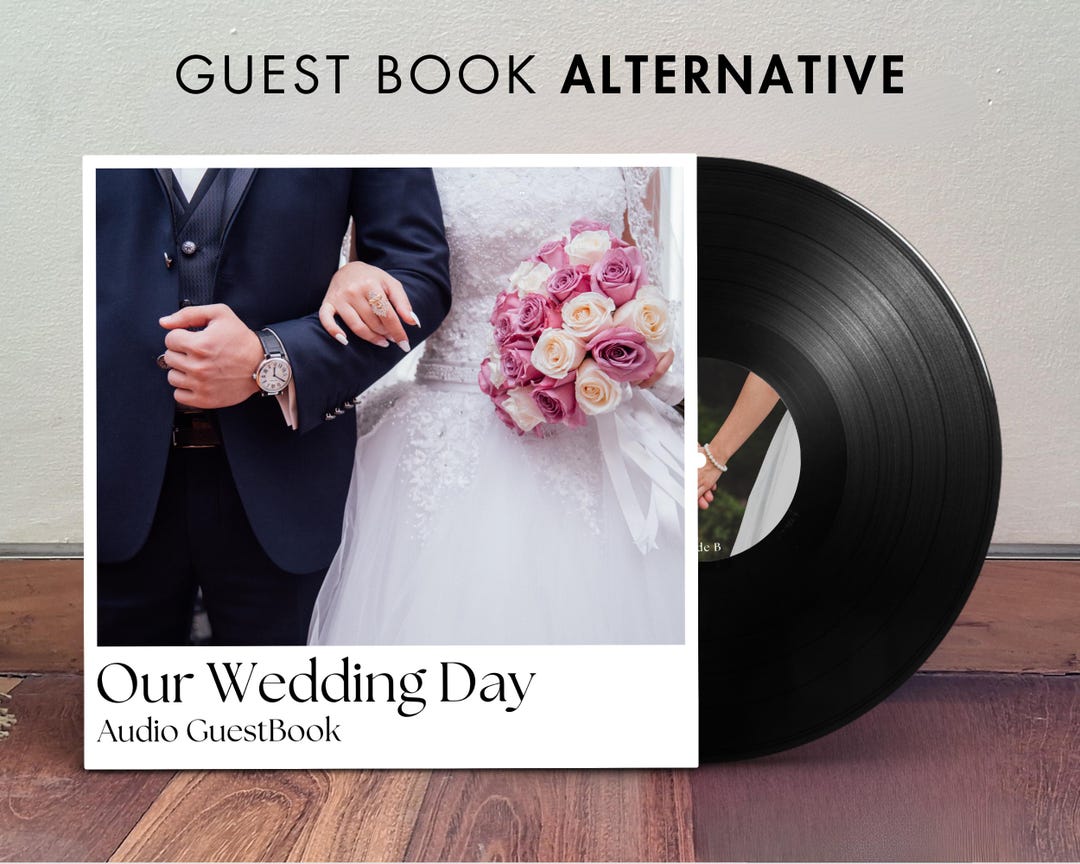 Your Wedding Messages on a Custom Vinyl Record for Audio Guest Book ...