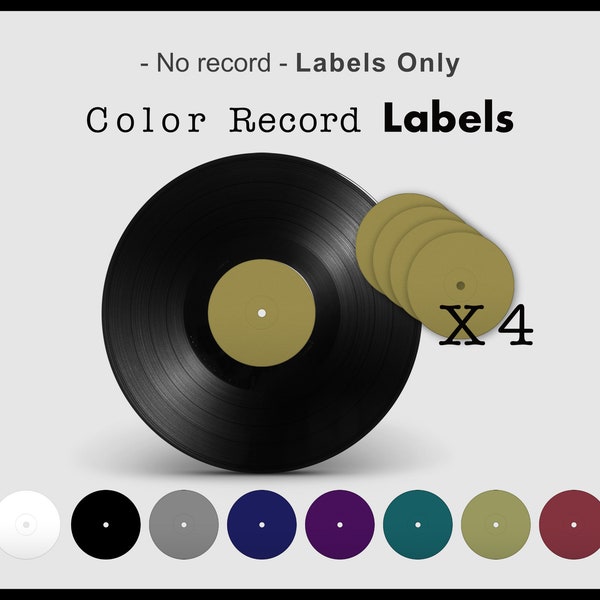 Custom Record Labels - Etsy