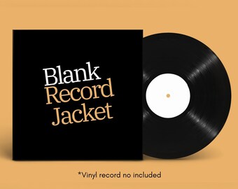 Blank Lp Jacket - Etsy
