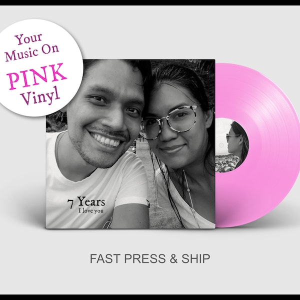 Pink Vinyl Record Custom - Etsy