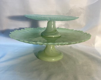 Jadeite Cake Stand - Etsy