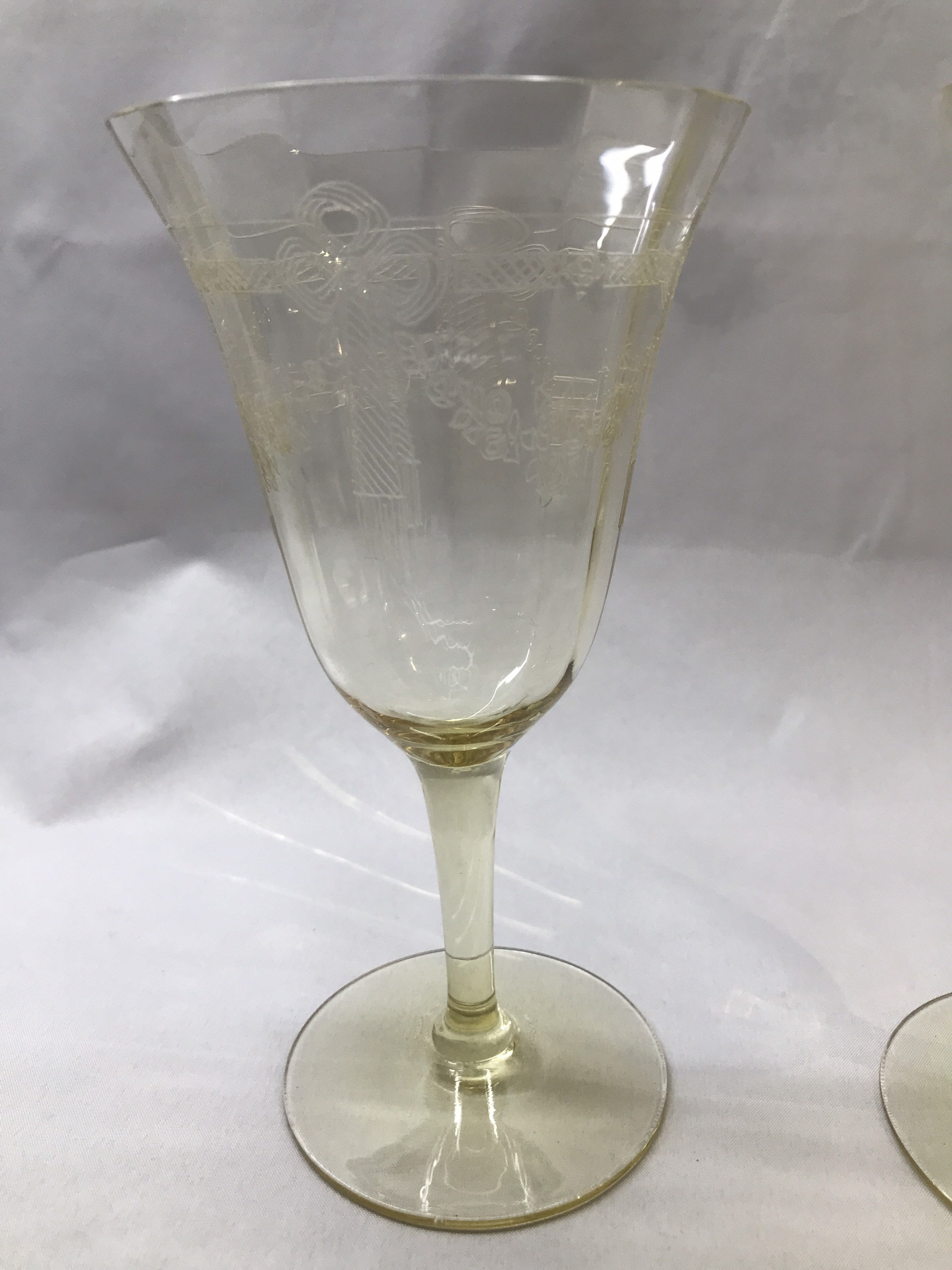 4 Pieces of Htf Tiffin Glass Elegant Depression Glass Paulina - Etsy