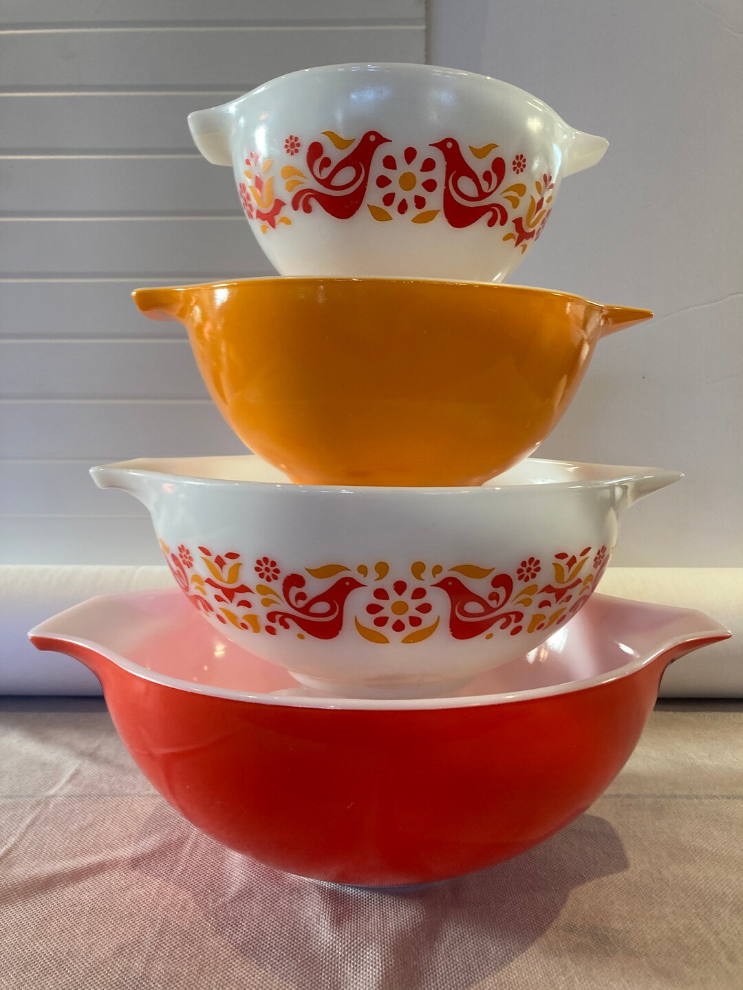 Complete Pyrex Cinderella Friendship Mixing Bowls - Etsy