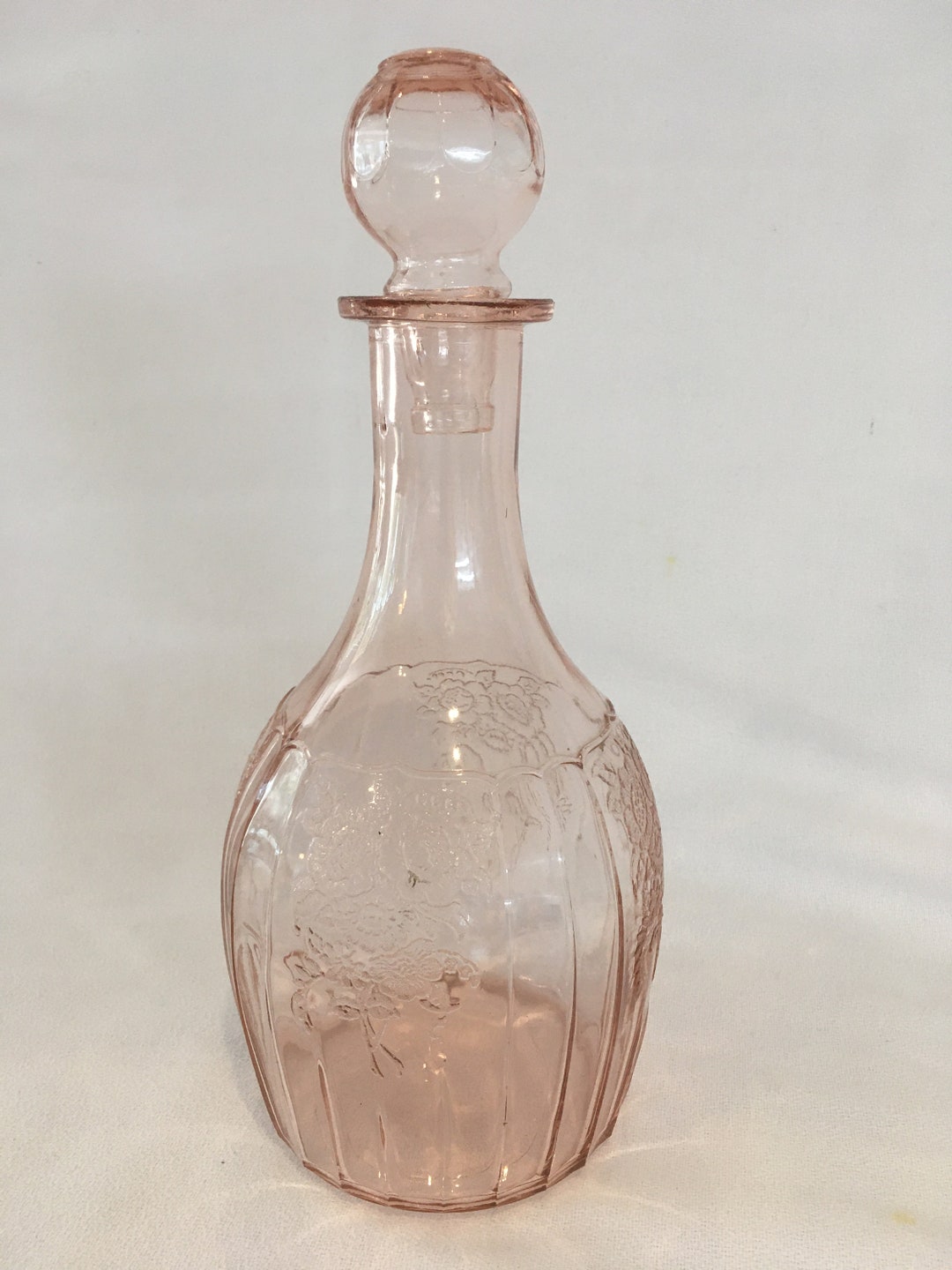 2 Htf Elegant Depression Cambridge Glass Pattern Cleo 7.25 Inches Pink ...